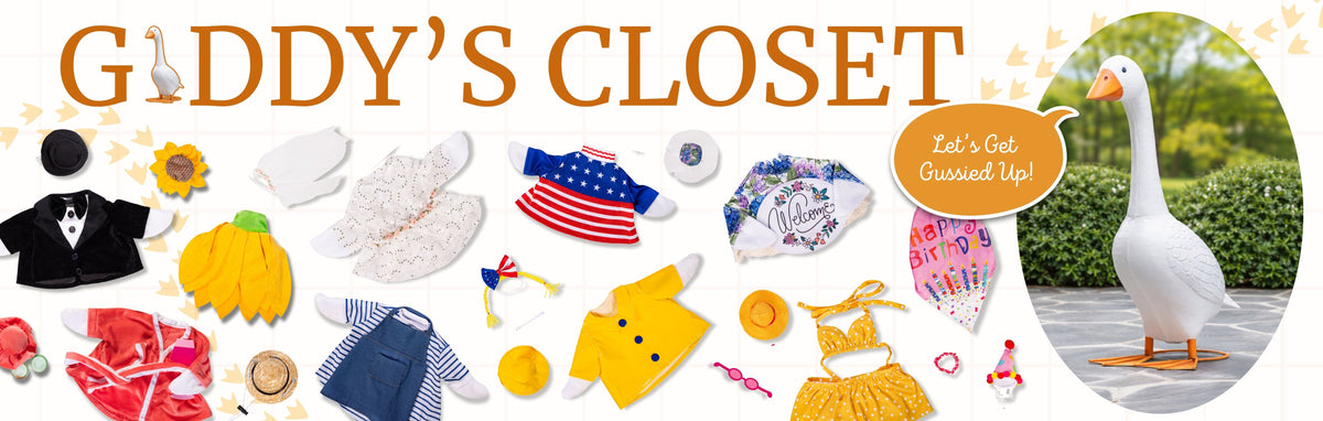 Giddy the Goose | Porch Decor & Seasonal Outfits | Evergreen