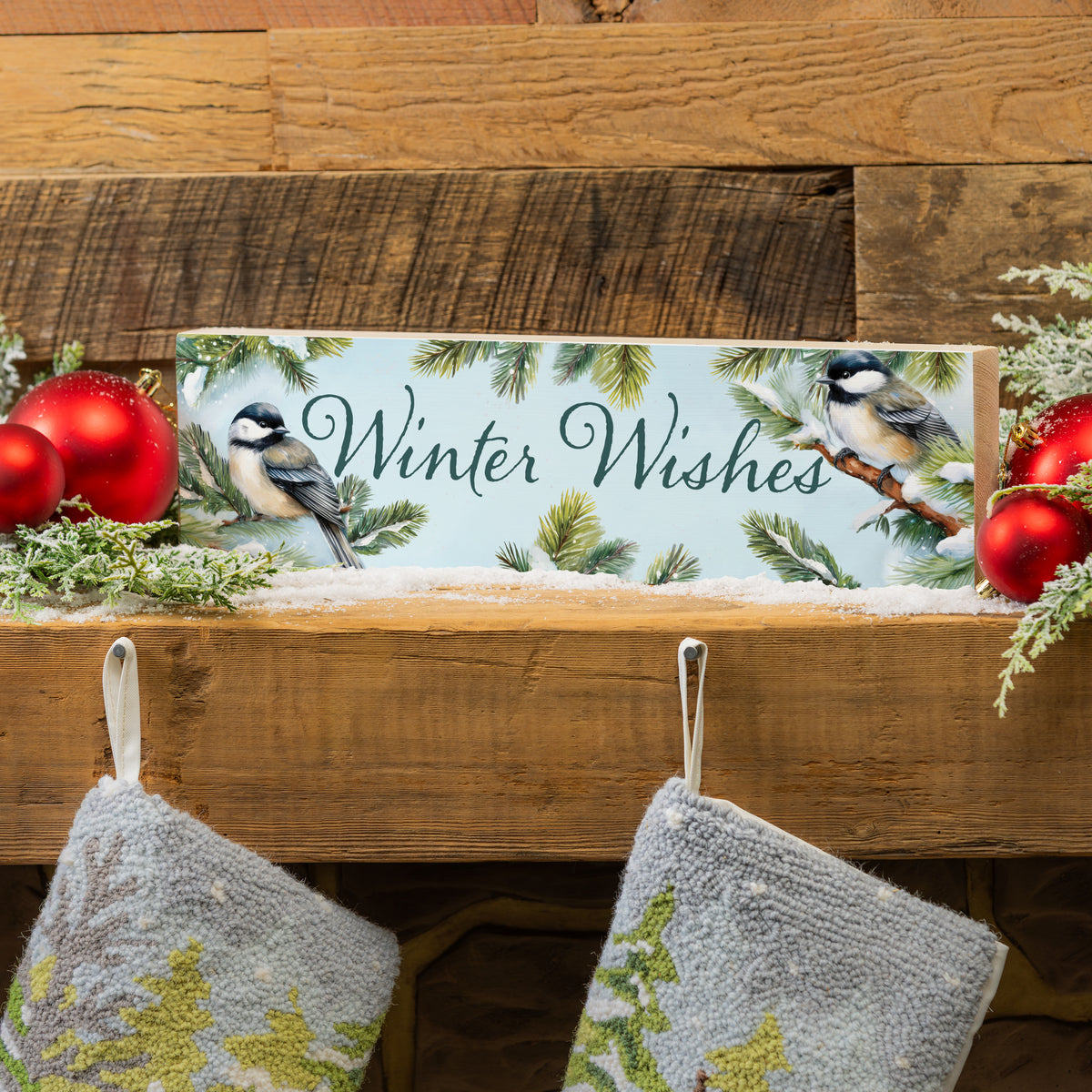 Mantle Sign – Evergreen