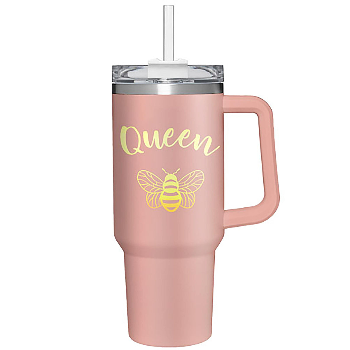 40oz Stainless Steel Canyon Cup w/ Straw, Queen Bee – Evergreen